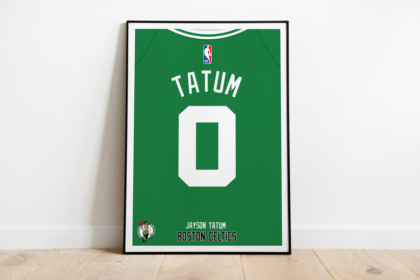 Jayson Tatum poster | Boston Celtics – Inkwell Poster Company